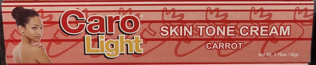 CARO LIGHT CREAM TUBE 50g/144 | PJ DISTRIBUTORS